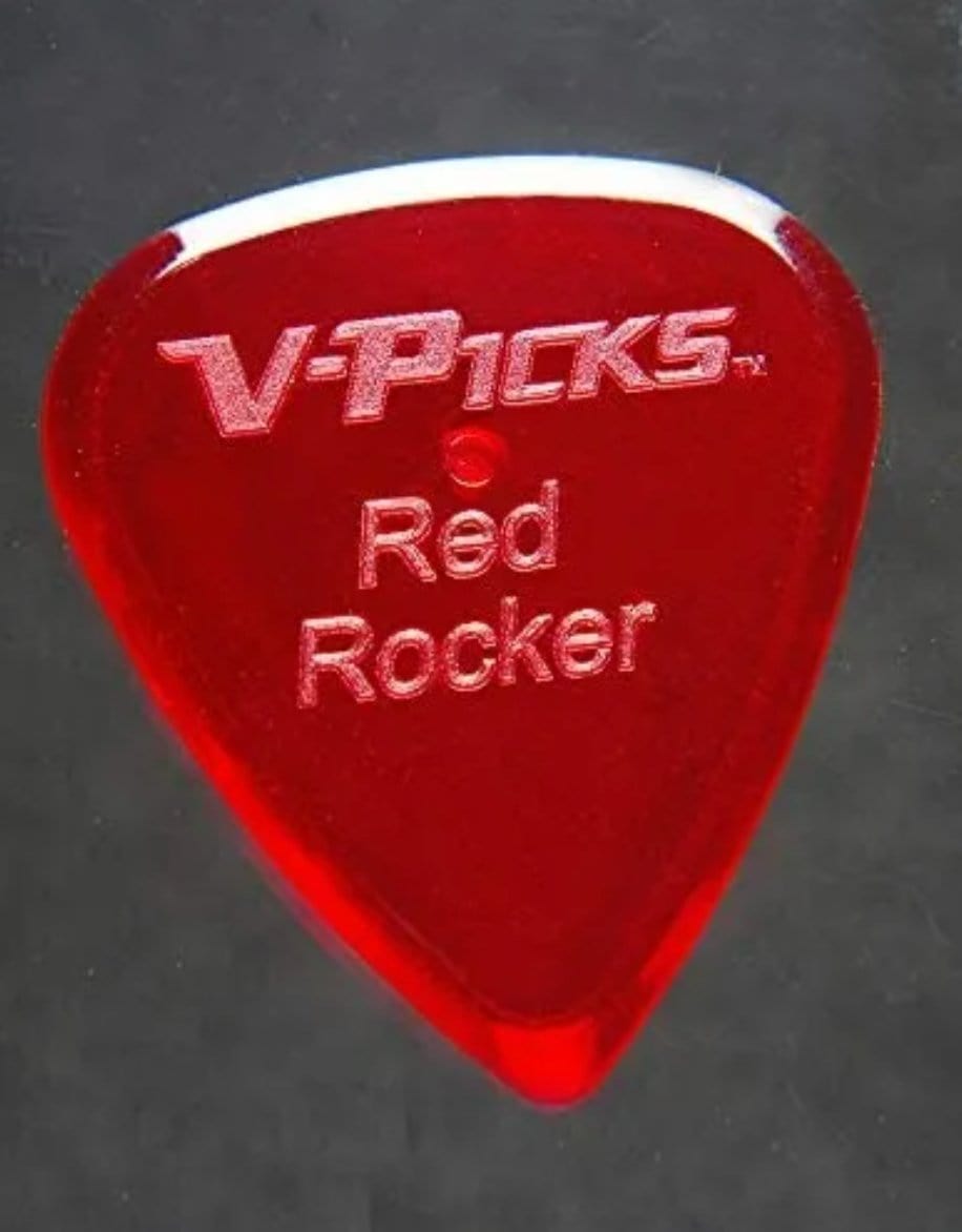 V-Picks Red Rocker Guitar Pick - Ideal for Rock & Blues – RiverCity ...