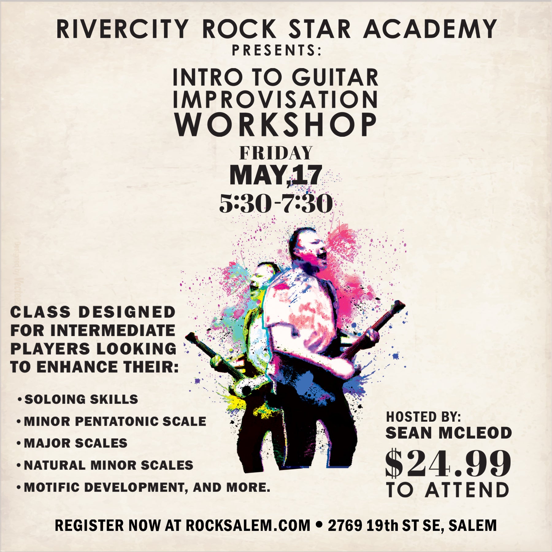 Guitar Improvisation Workshop on May 17th with Sean McLeod - RiverCity ...
